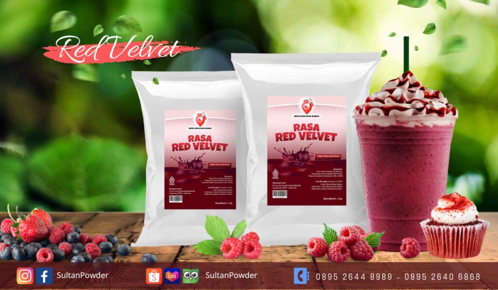 Bubuk Minuman Red Velvet - Bubuk Sultan